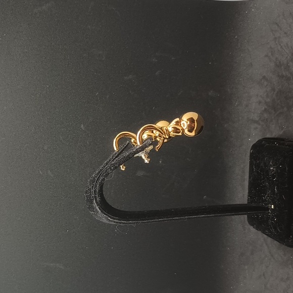 Vintage | Jewelry | Vintage Unmarked Gold Tone Sphere Pierced Earrings ...